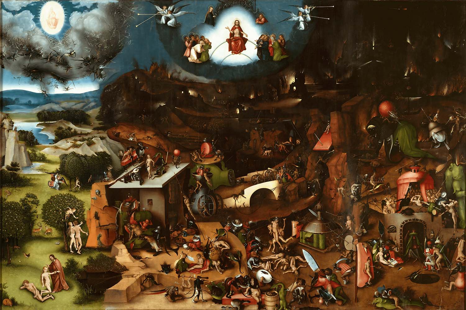 Hieronymus Bosch Prints – The Last Judgment – Apocalyptic Masterpiece – SURREALIUM
