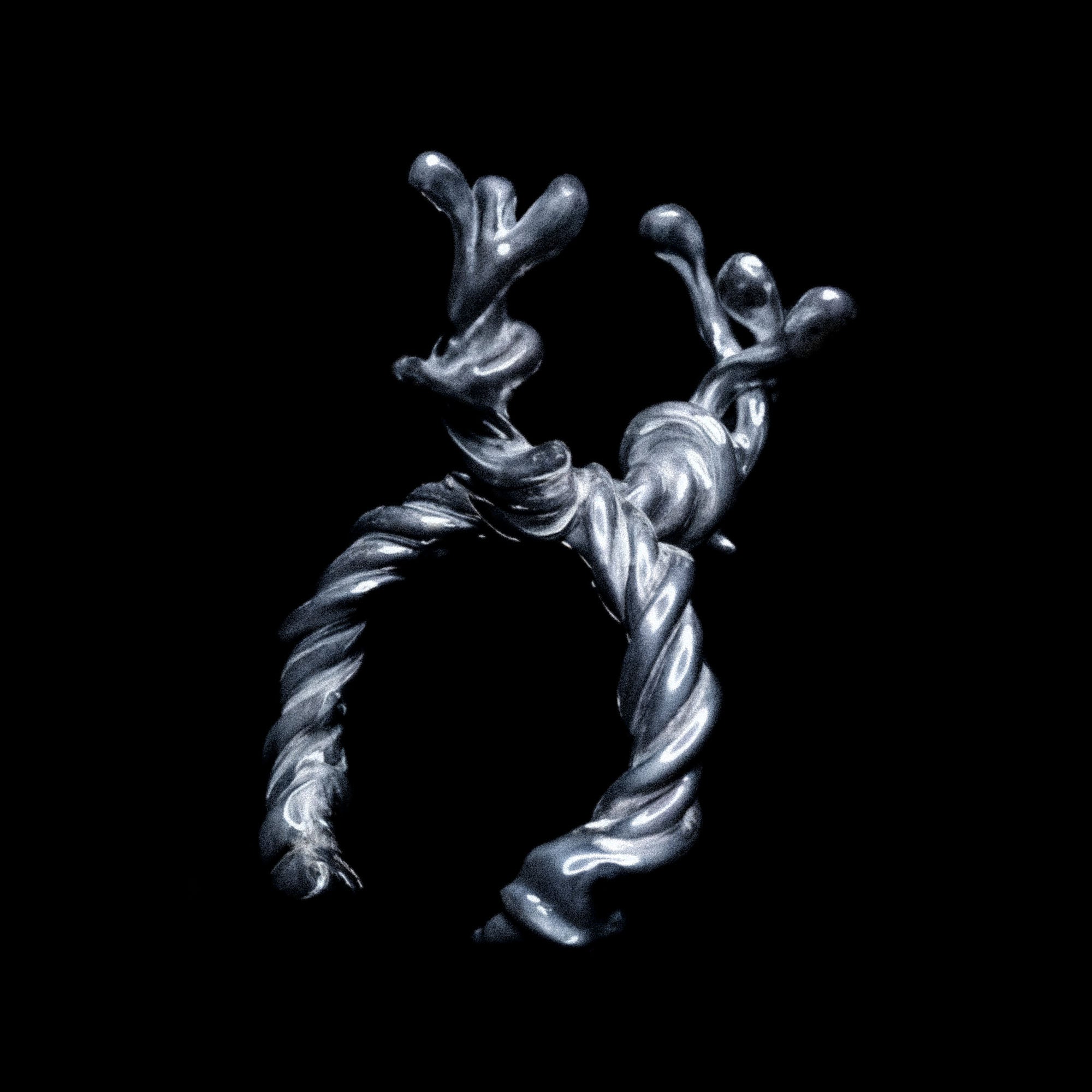 Crown Deer – Silver Rope Crown Ring | Sculptural Surreal Jewelry ...
