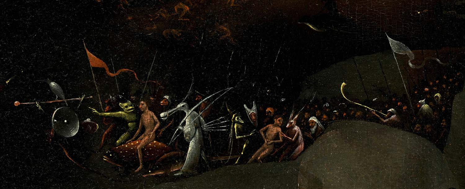 Hieronymus Bosch Prints – The Battle Walk – Garden of Earthly Delights ...
